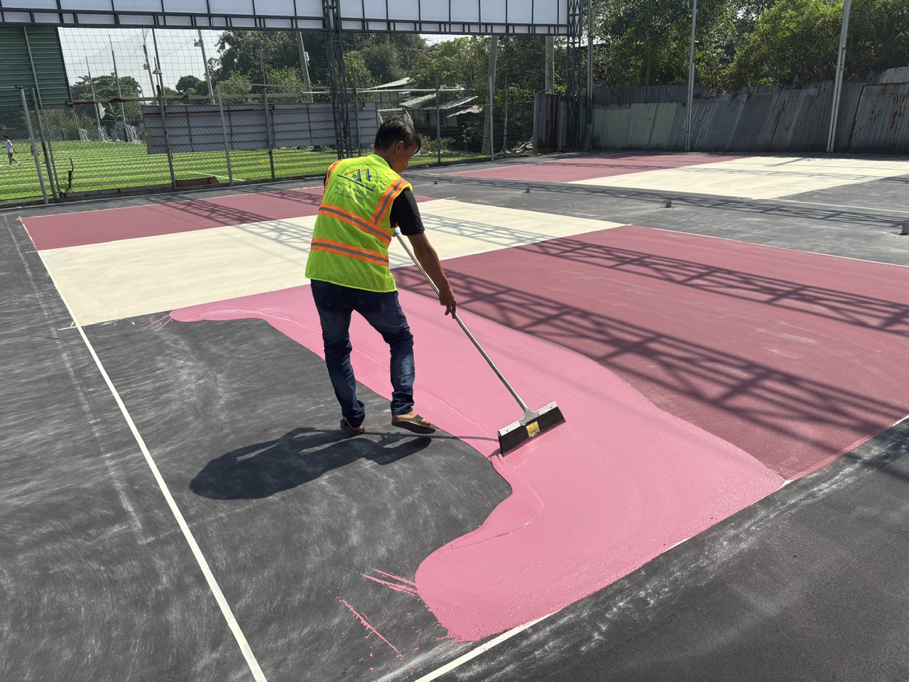 Thi Công Sân Banh Pickleball Chuyên Nghiệp - Nâng Tầm Trải Nghiệm Thể ...